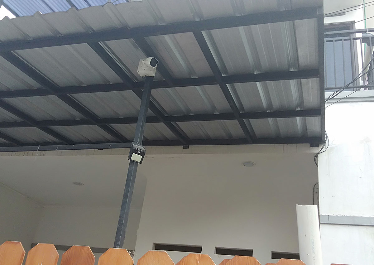 Instalasi Pemasangan CCTV di Perumahan Banjar Village – SOUNDCCTV
